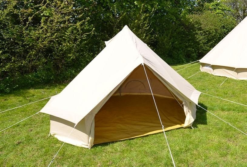 3m Bell Tents • Unbleached Cotton Canvas - Bell Tent UK