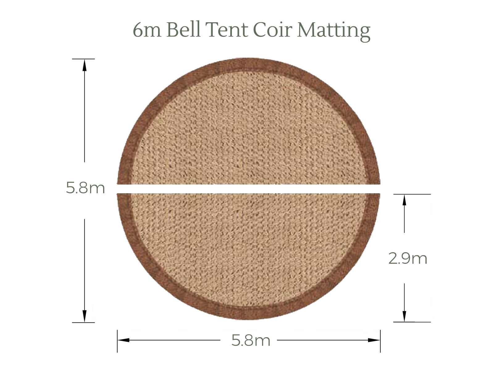 6 Metre Bell Tent Coir Matting Bell Tent Flooring Bell Tent UK 6-metre-bell-tent-coir-matting-bell-tent-flooring-bell-tent-uk