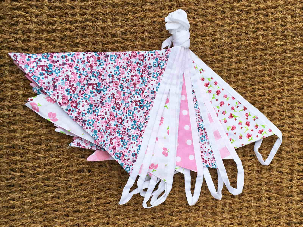 Bell Tent Bunting - Traditional Floral • Garden Glamping - Glamping ...