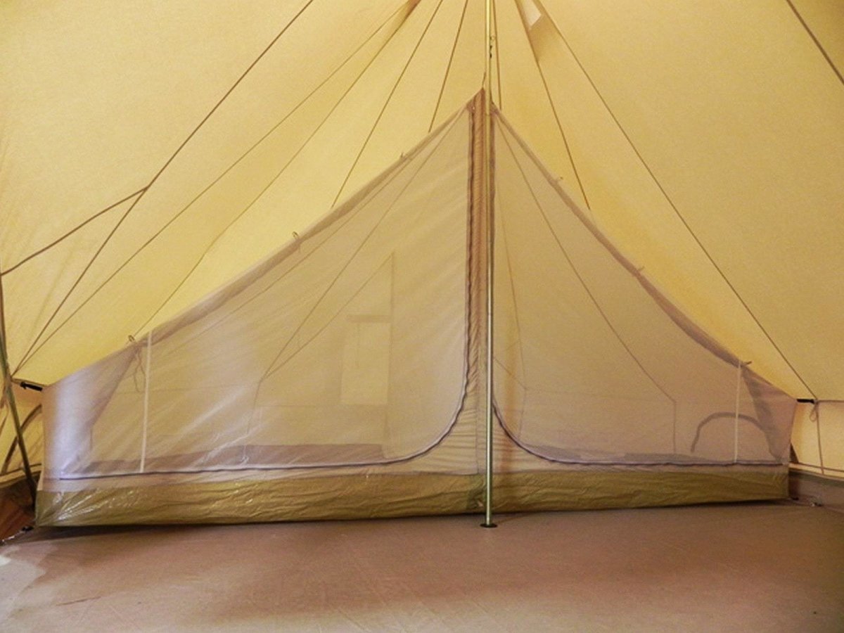 6m Emperor Bell Tent Inner Tent • Sleeping Area - Bell Tent UK