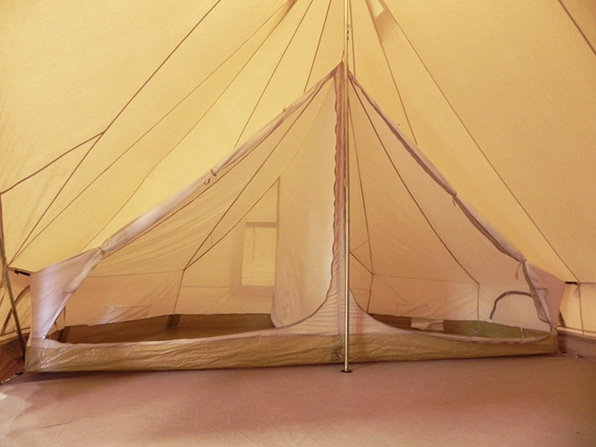 6m Emperor Bell Tent Inner Tent • Sleeping Area - Bell Tent UK