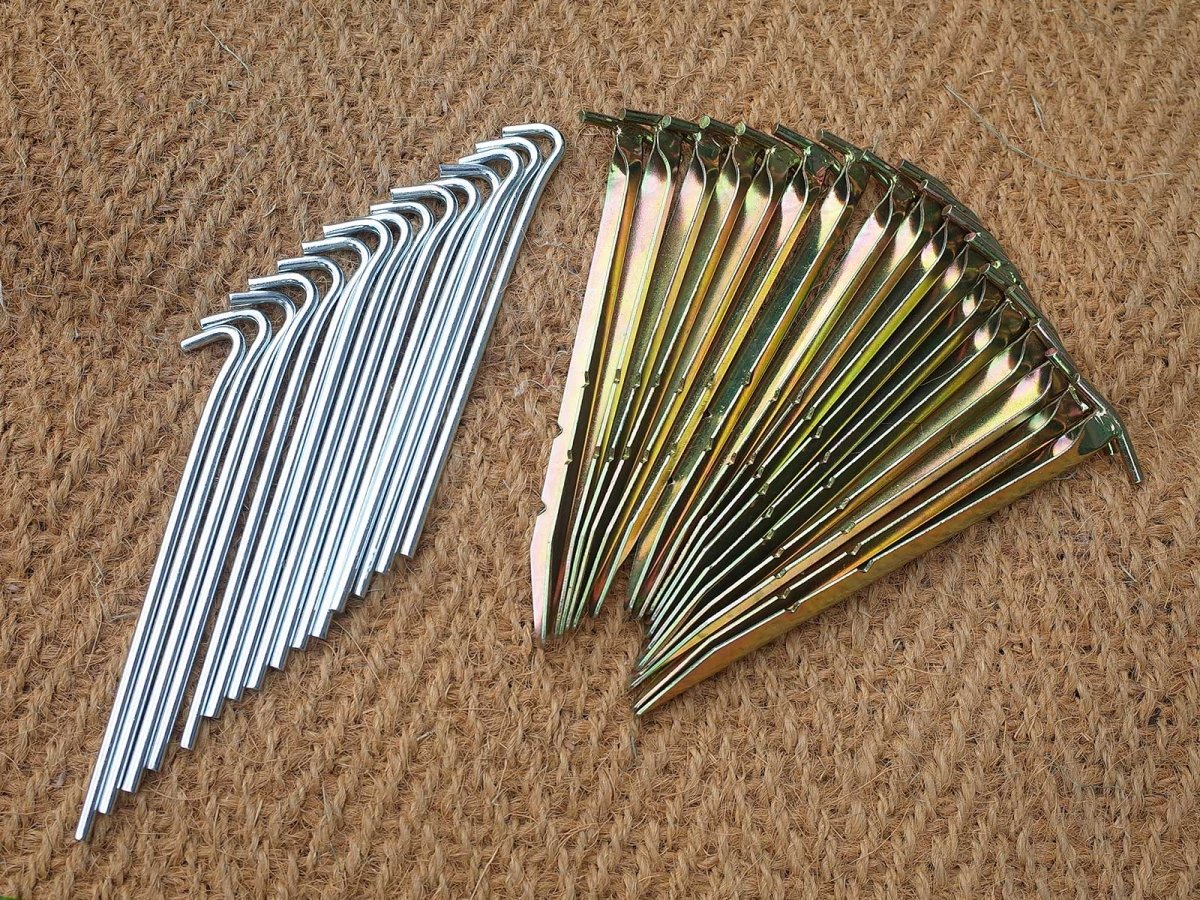 Steel Tent Peg Set | Bell Tent PRO Stakes - Bell Tent UK