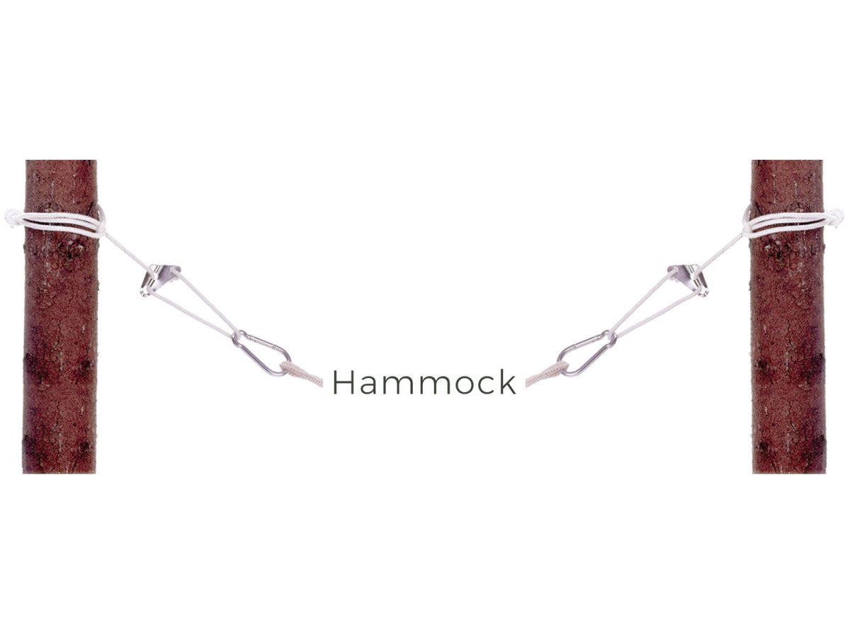 Smart Hanging Rope Kit • Adjustable Hammock Ropes - Bell Tent UK